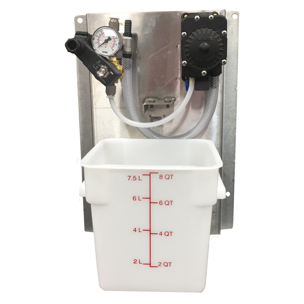 Pump Panel Air, Non-Foaming, w/FLOJET Pump, Compact Panel w/8 qt Bucket ...