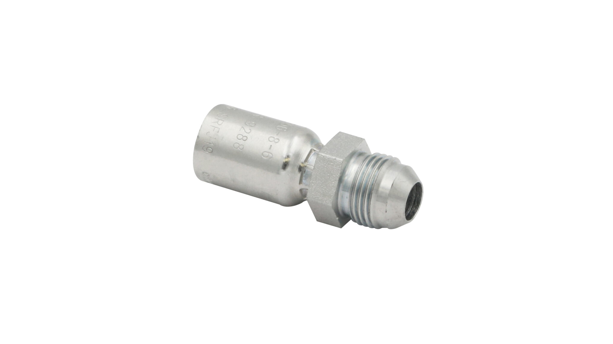 Crimp–(Male): 1/2″ 37? MJIC x 3/8″ Male Hose Crimp Fitting – AVW ...