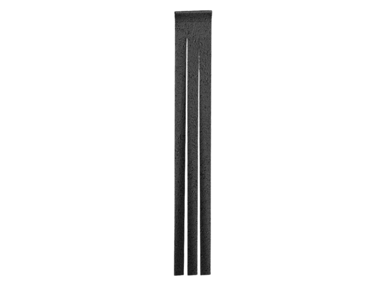 Mitter Curtain, 12"W x 79"Lg w/4" Cuts, Straight-Cut, Looped/Glued ...