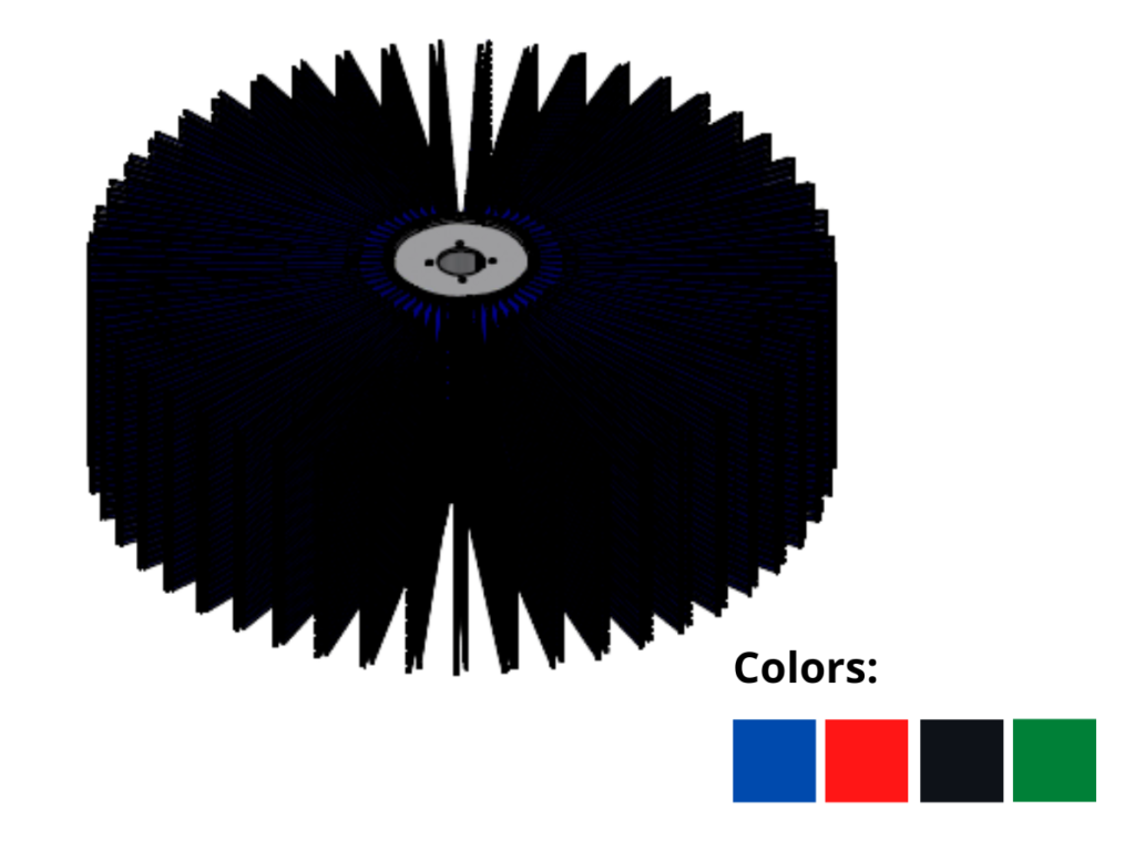 Brush 1221, Lower Contour, Cloth Only, Kaady Design (drive from bottom ...
